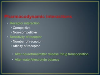 Drug interactionppt | PPT