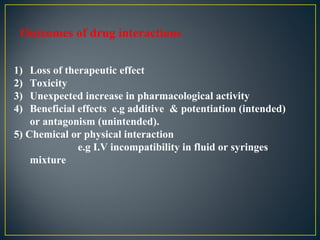 Drug interactionppt | PPT