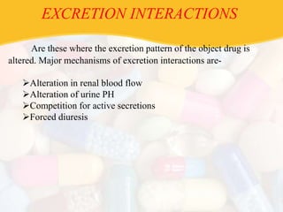 Drug interactions | PPTX