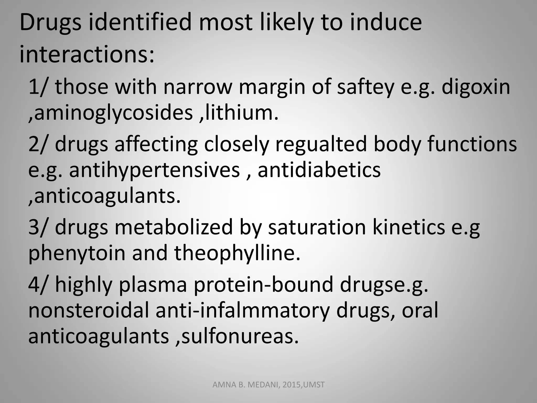 Essential Outlines on Drug Interactions for Dental Practice | PPTX