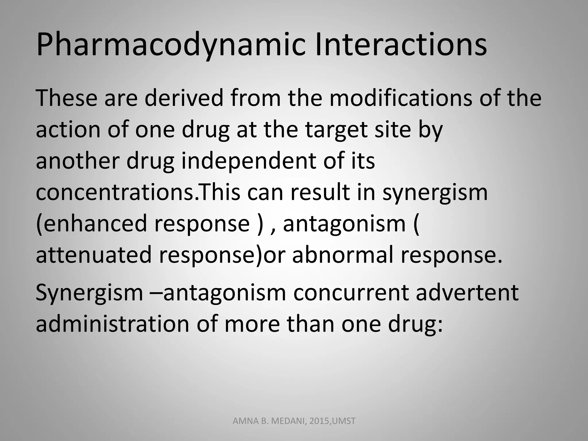 Essential Outlines on Drug Interactions for Dental Practice | PPTX