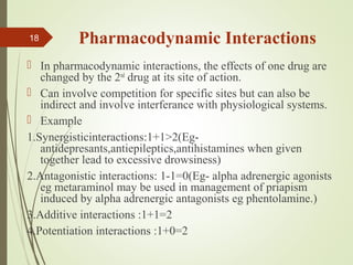 Drug interactions | PPT