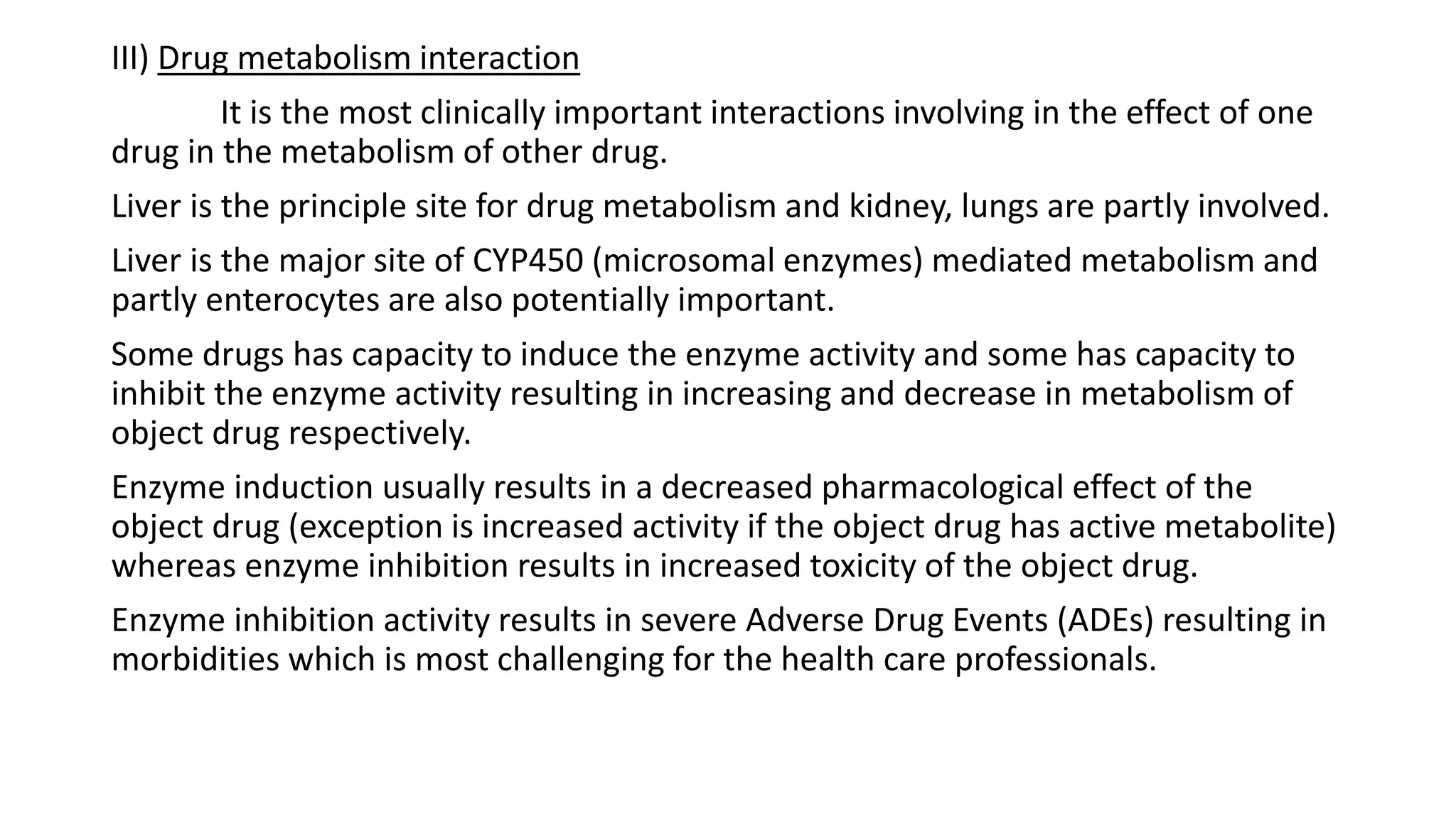 Drug interactions | PPTX