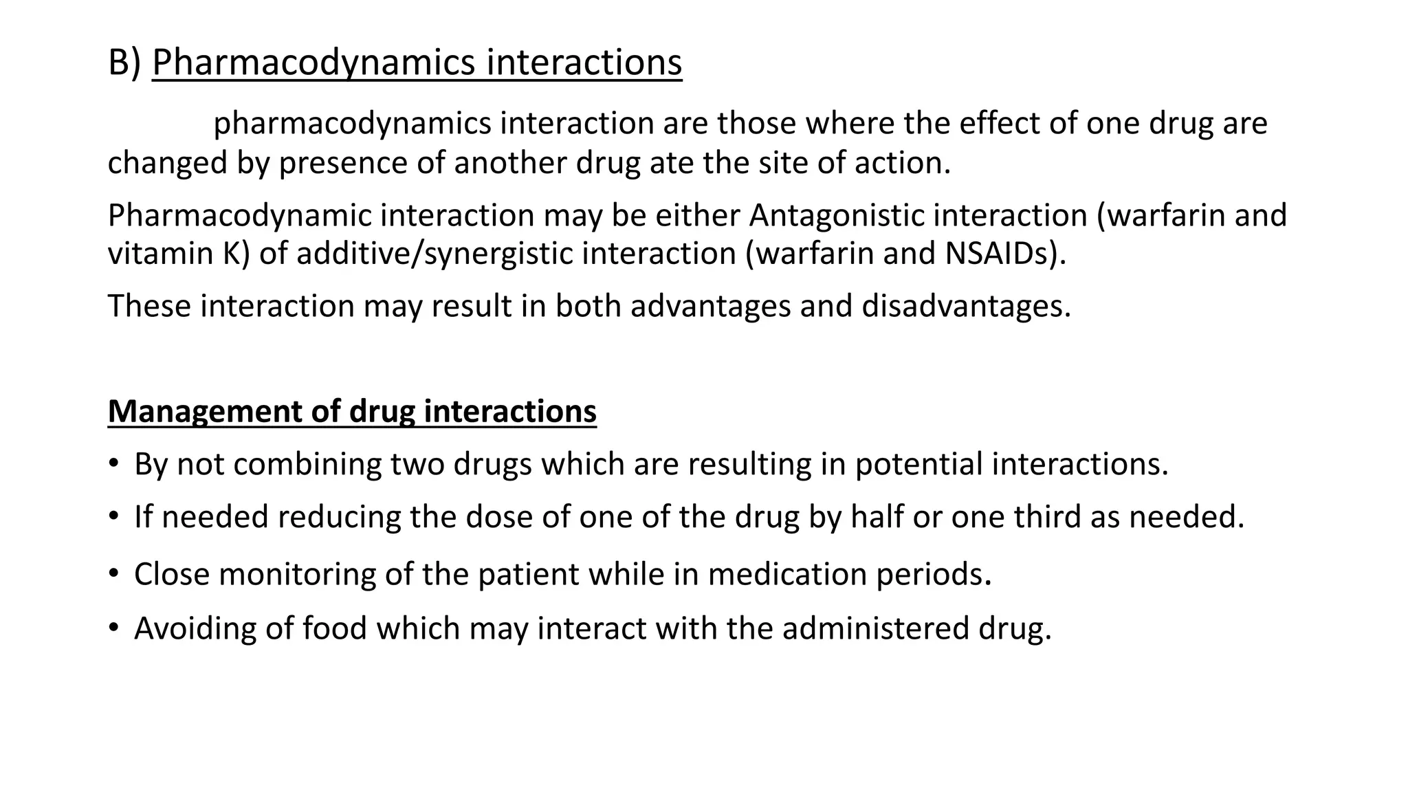Drug interactions | PPTX