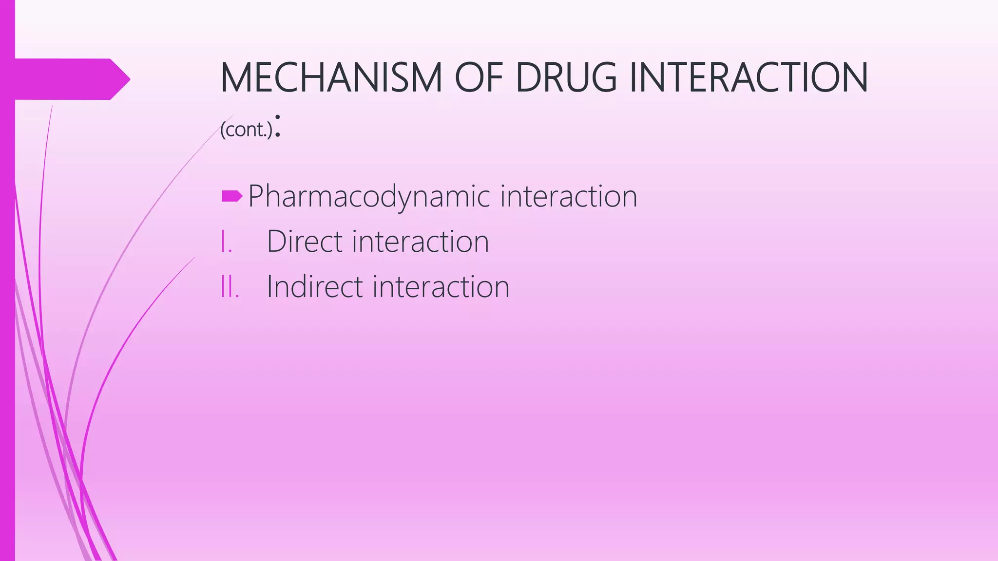 Drug interactions | PPTX