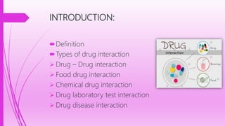Drug interactions | PPTX