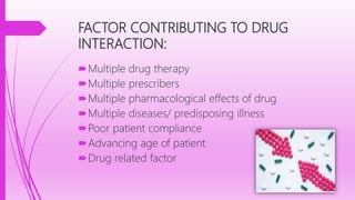 Drug interactions | PPTX