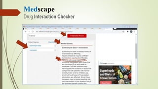 Drug interactions | PPT