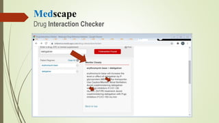 Drug interactions | PPT