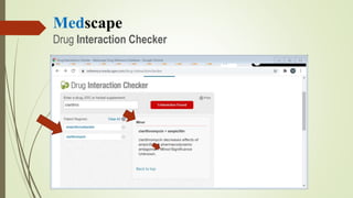 Drug interactions | PPT