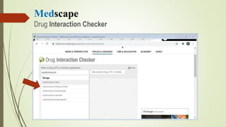 Drug interactions | PPT