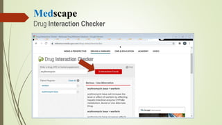 Drug interactions | PPT