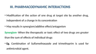 DRUG INTERACTIONS AND FACTORS CONTRIBUTING DRUG INTERACTIONS | PPTX