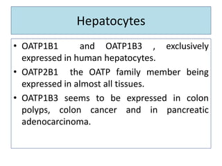 Drug interactions linked to transporters | PPTX