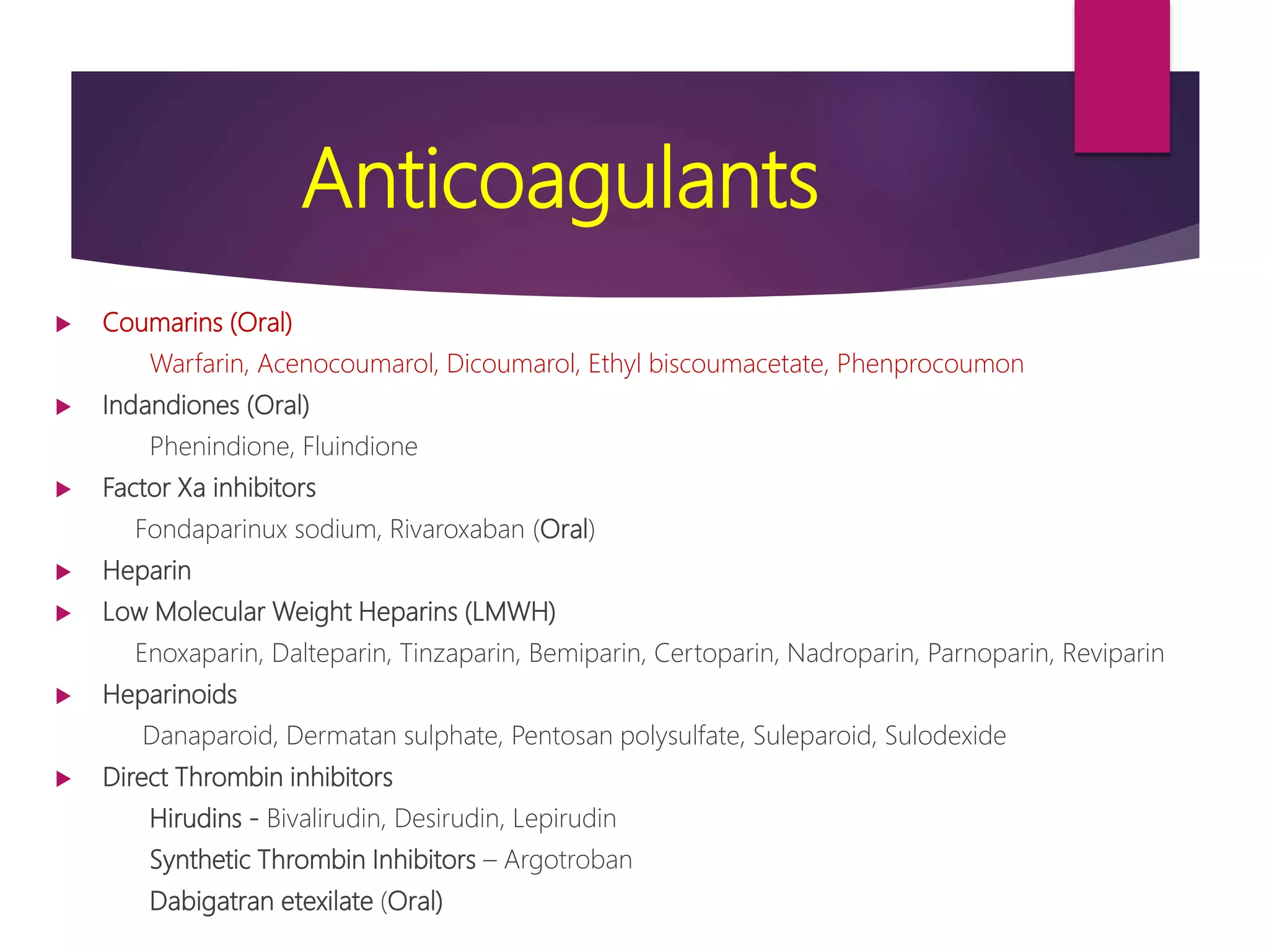 Drug interactions of Warfarin | PPTX