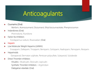Drug interactions of Heparin | PPTX