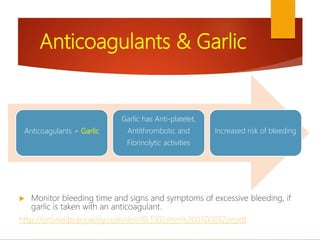 Drug interactions of Low Molecular weight Heparins (LMWHs) | PPTX