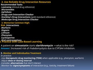 Drug interactions protein and binding tissue | PPTX