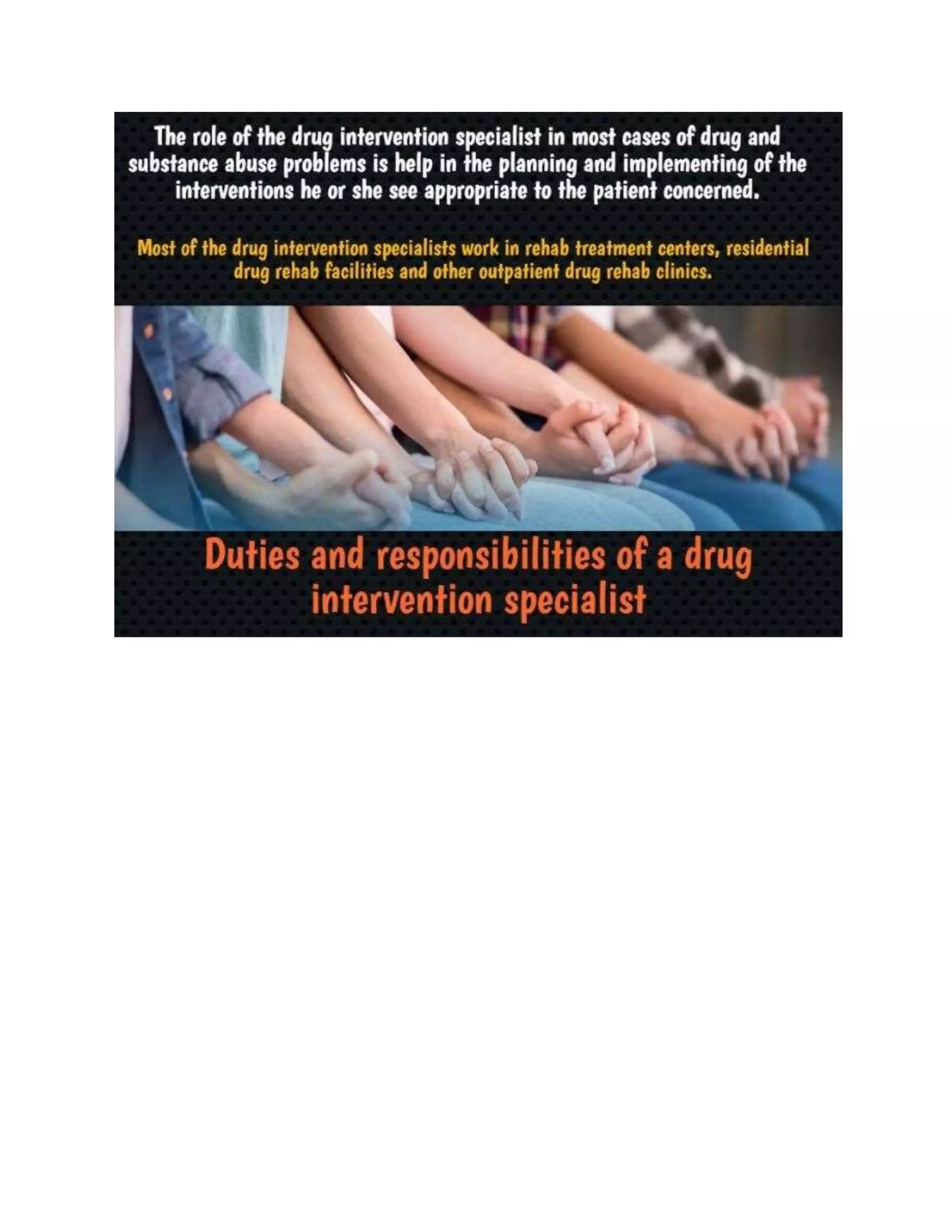 Drug intervention specialist | DOCX