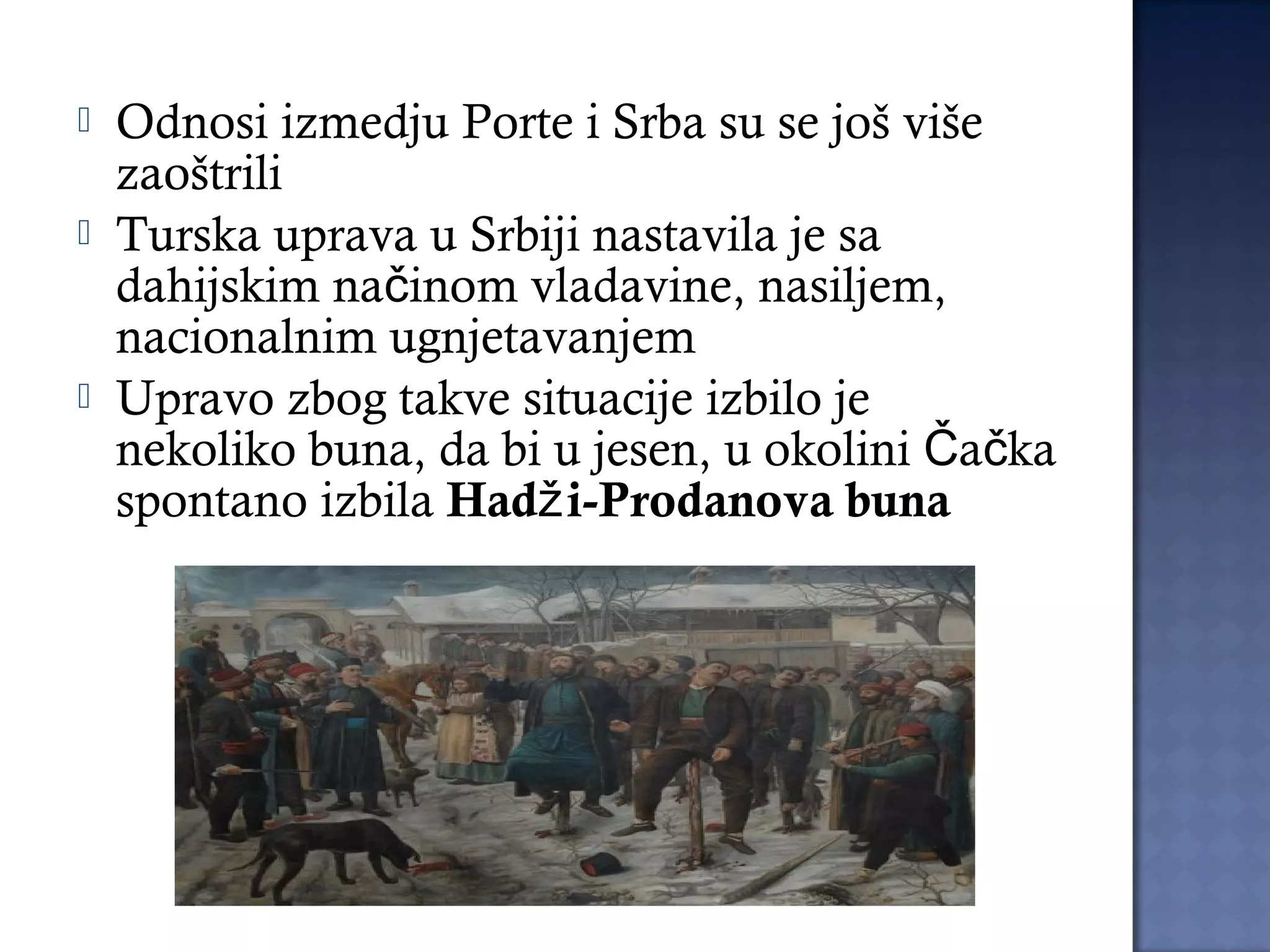 istorija - Drugi srpski ustanak | PPT