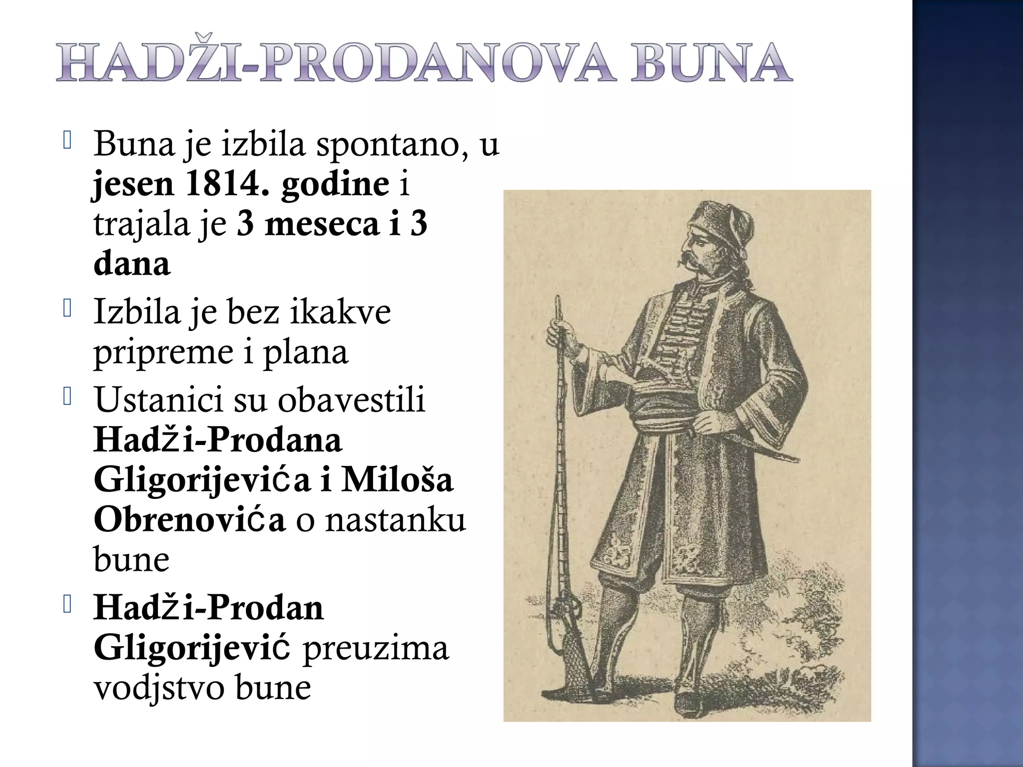 istorija - Drugi srpski ustanak | PPT