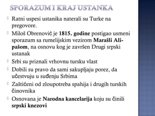 istorija - Drugi srpski ustanak | PPT