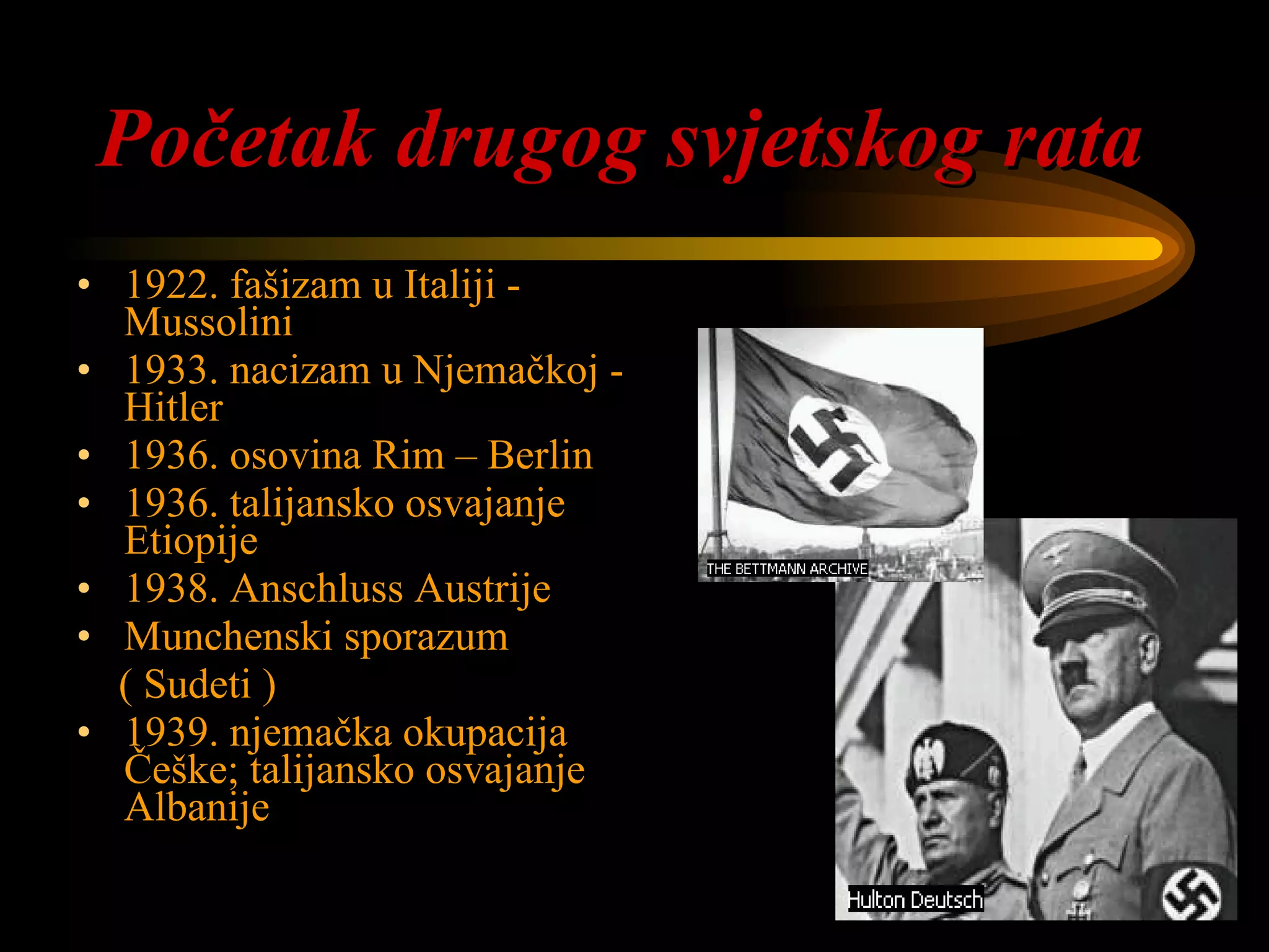 Drugi Svjetski Rat | PPT