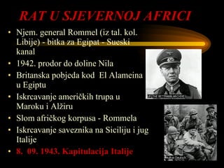Drugi Svjetski Rat | PPT