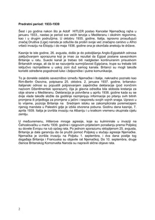 Drugi svjetski rat, africki front istorija | DOC