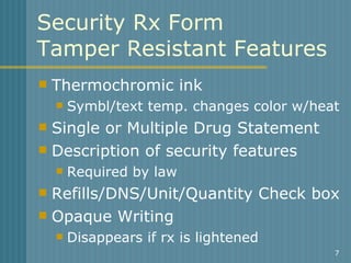 Drug law & regulations | PPT