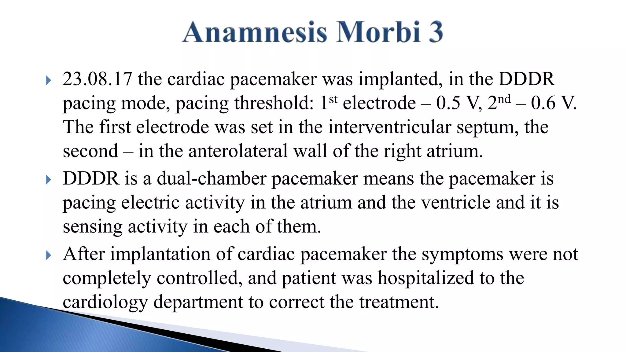Drug managment of paitent with heart failure after cardiac pacing | PPTX