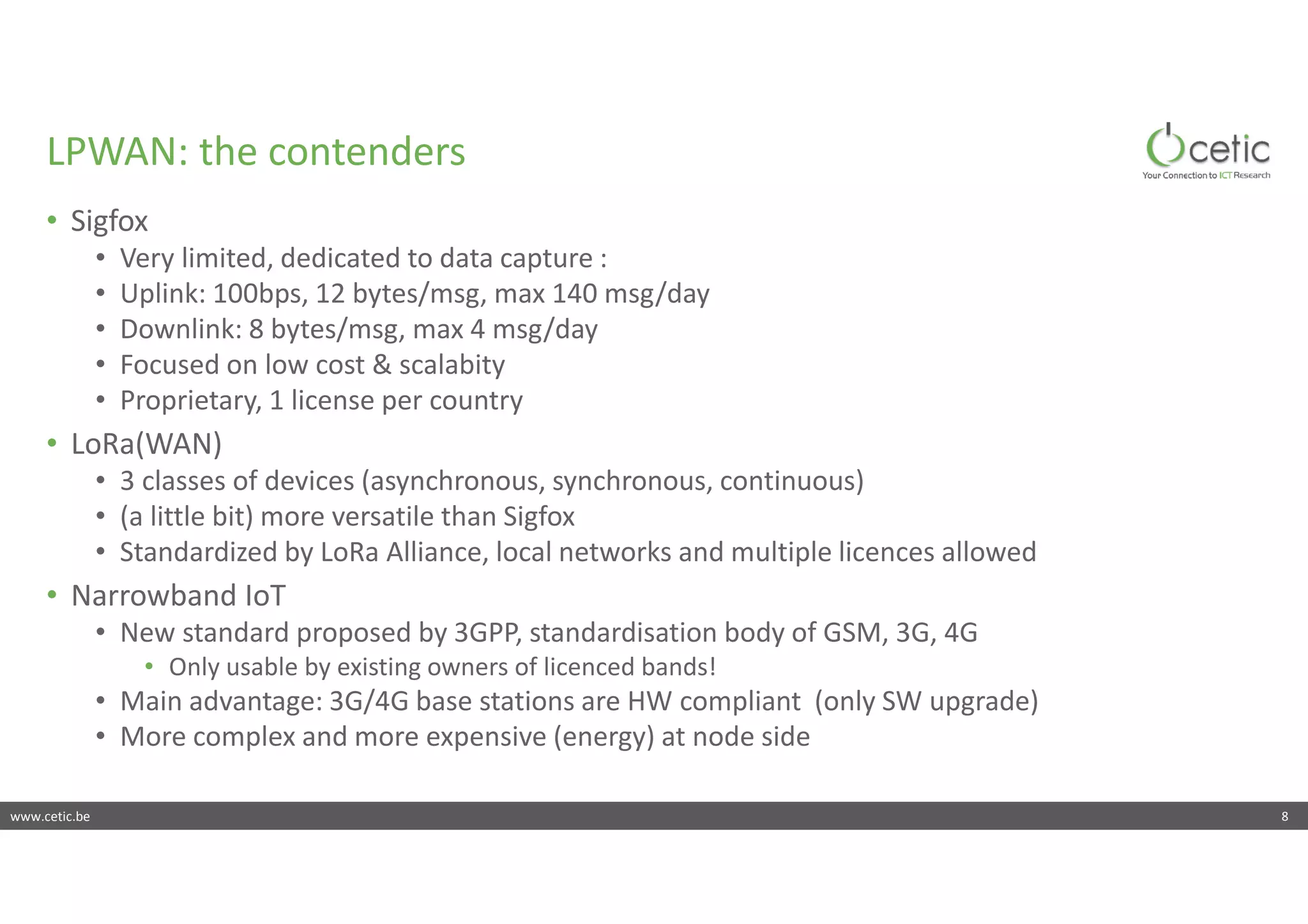 Sensor networks: 6LoWPAN & LPWAN | PDF | Internet of Things | Internet