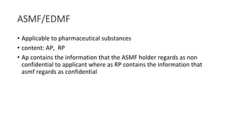 Drug master file | PPTX