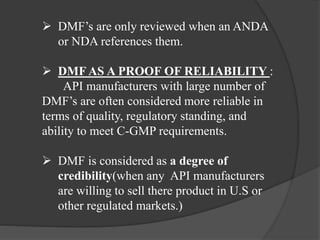 DRUG MASTER FILE | PPTX