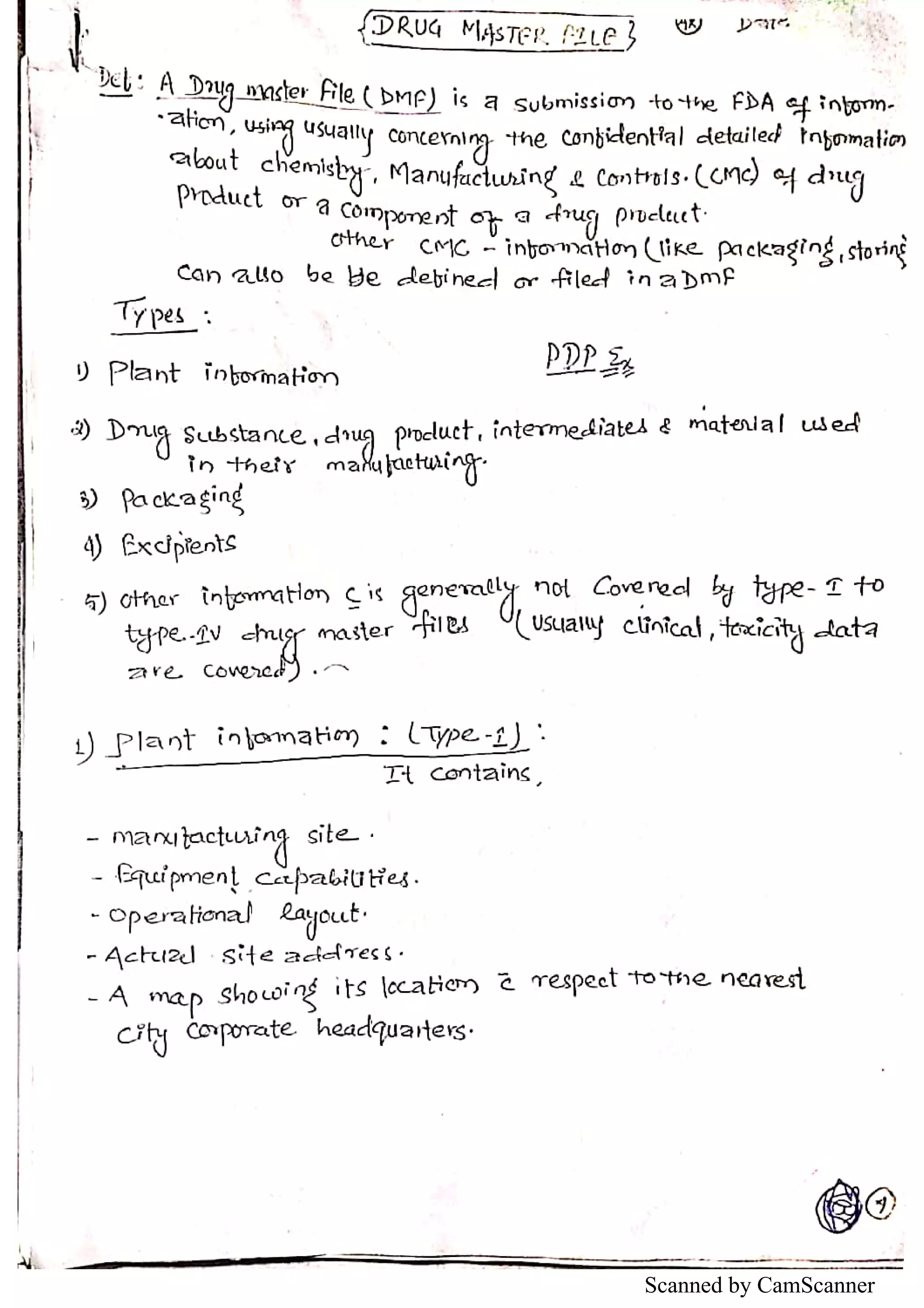 Drug master file (DMF) | PDF