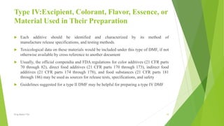 Drug Master File(Regulatory Affairs).pptx