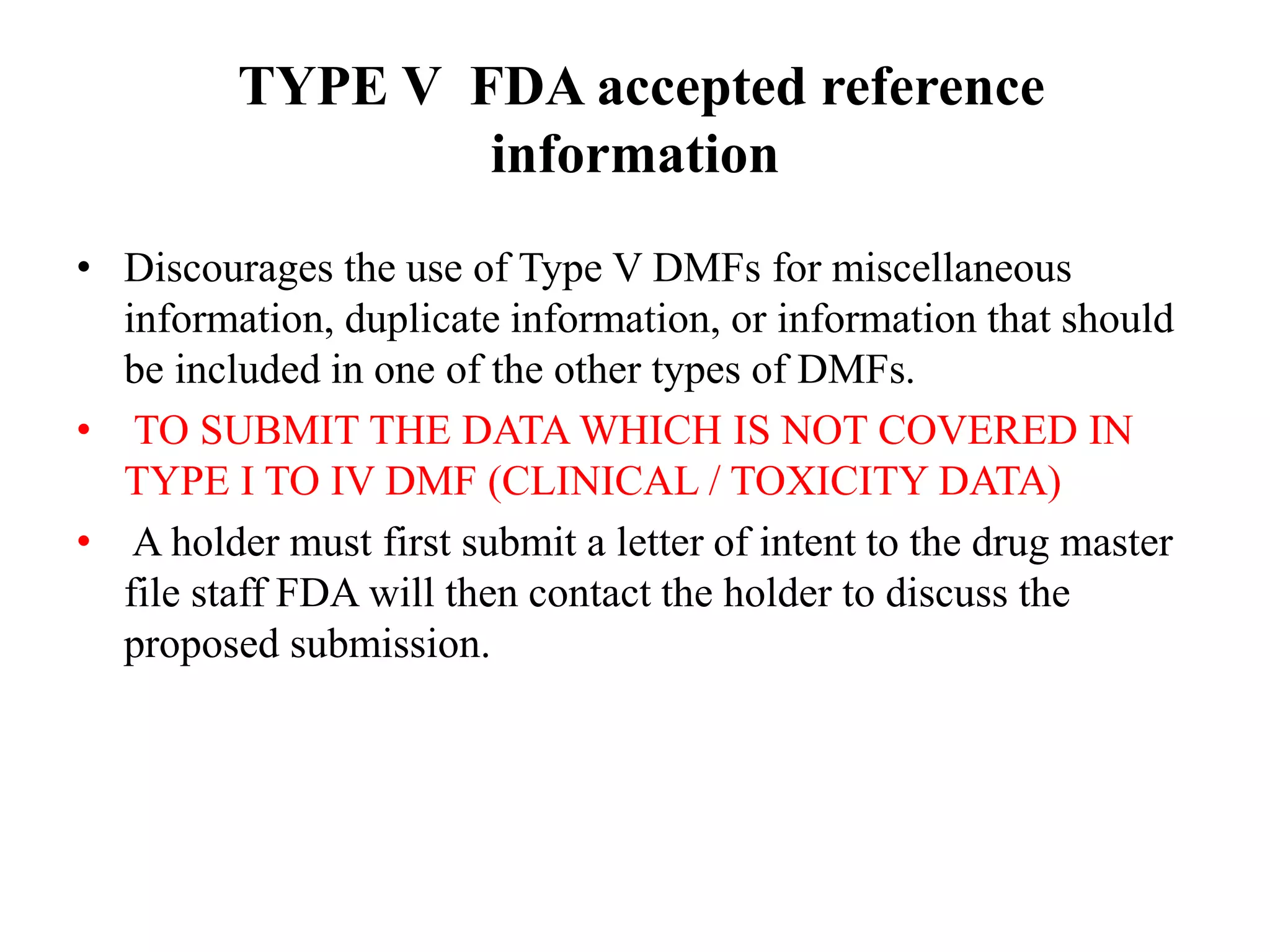 Drug master file ppt [autosaved] | PPTX