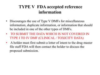 Drug master file ppt [autosaved] | PPTX