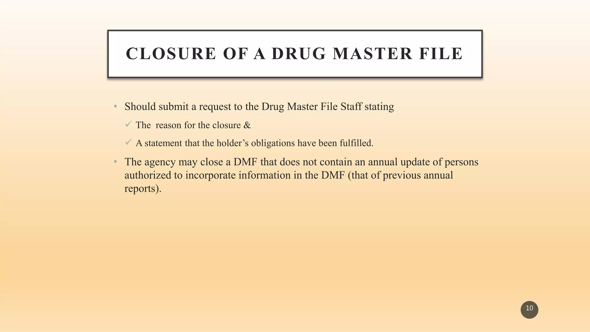 Drug Mater File | PPT