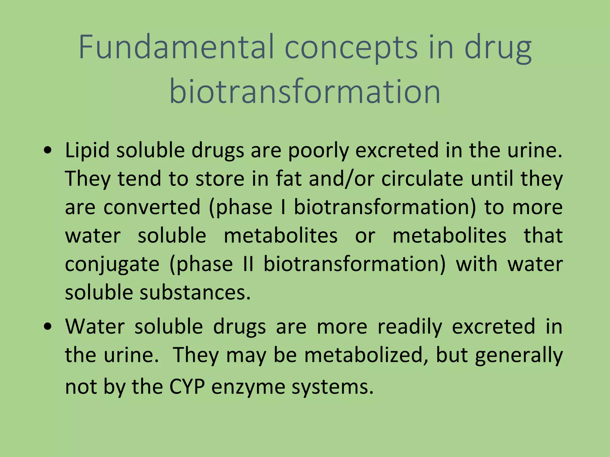 Drug metabolism (metabolism of drugs) | PPT