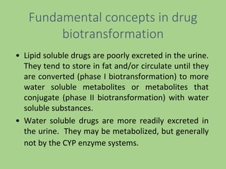 Drug metabolism (metabolism of drugs) | PPT