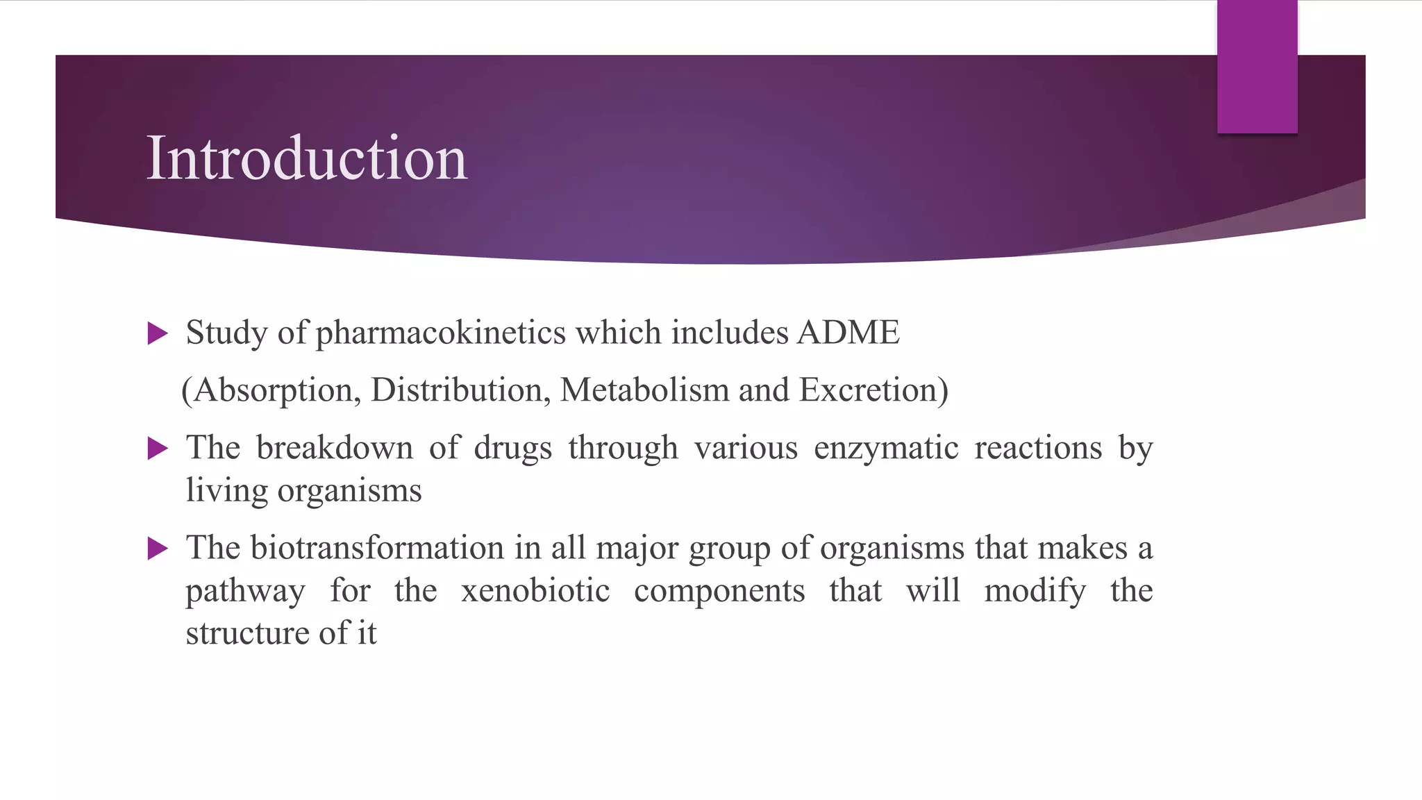 Drug metabolism | Pharmacokinetics | Drug discovery | Bioinformatics | | PPT