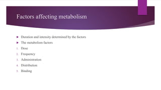 Drug metabolism | Pharmacokinetics | Drug discovery | Bioinformatics ...