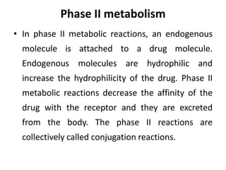 Introduction to Drug Metabolism reactions | PDF