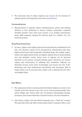 SODIUM VALPROATE | DOC