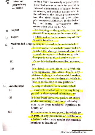 Drug n cosmetic rule | PDF