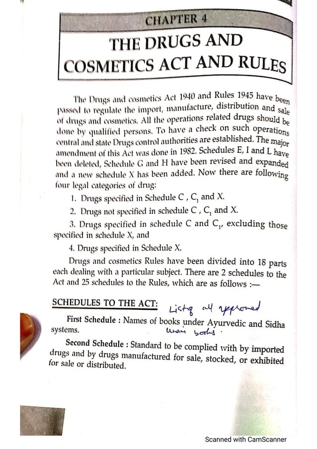 Drug n cosmetic rule | PDF