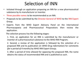 Drug nomenclature .ppt