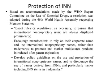 Drug nomenclature .ppt