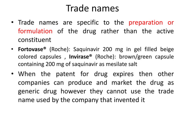 Drug nomenclature .ppt